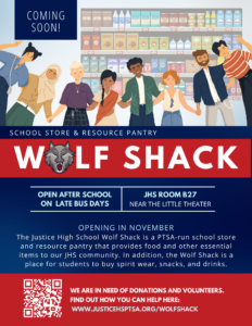 Wolf Shack - Justice High School PTSA